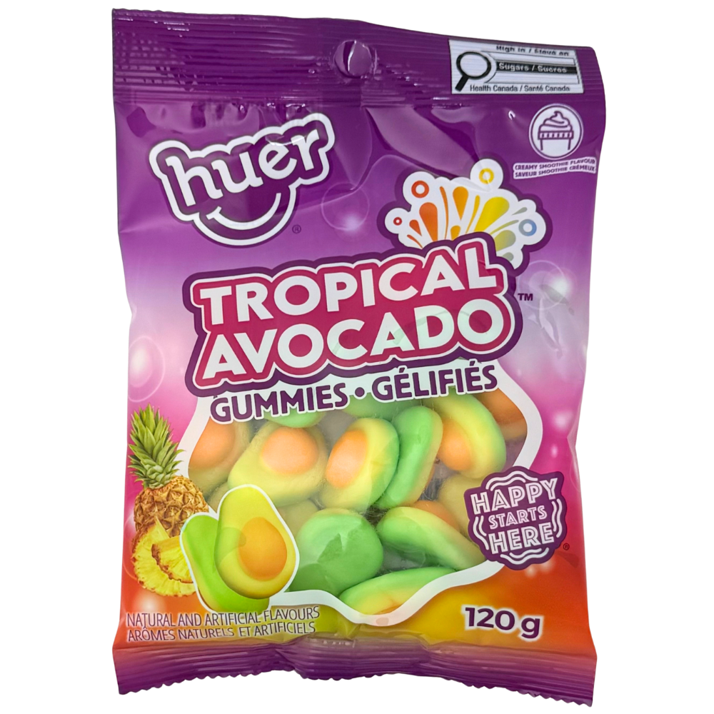 Huer Tropical Avocado - 120g | Candy Funhouse – Candy Funhouse CA