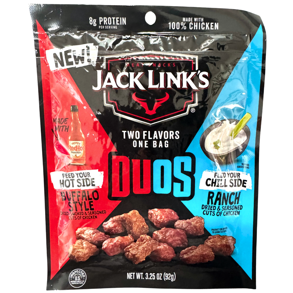 Jack Link's Duos Buffalo and Ranch Beef Jerky- 3.25oz | Candy Funhouse ...