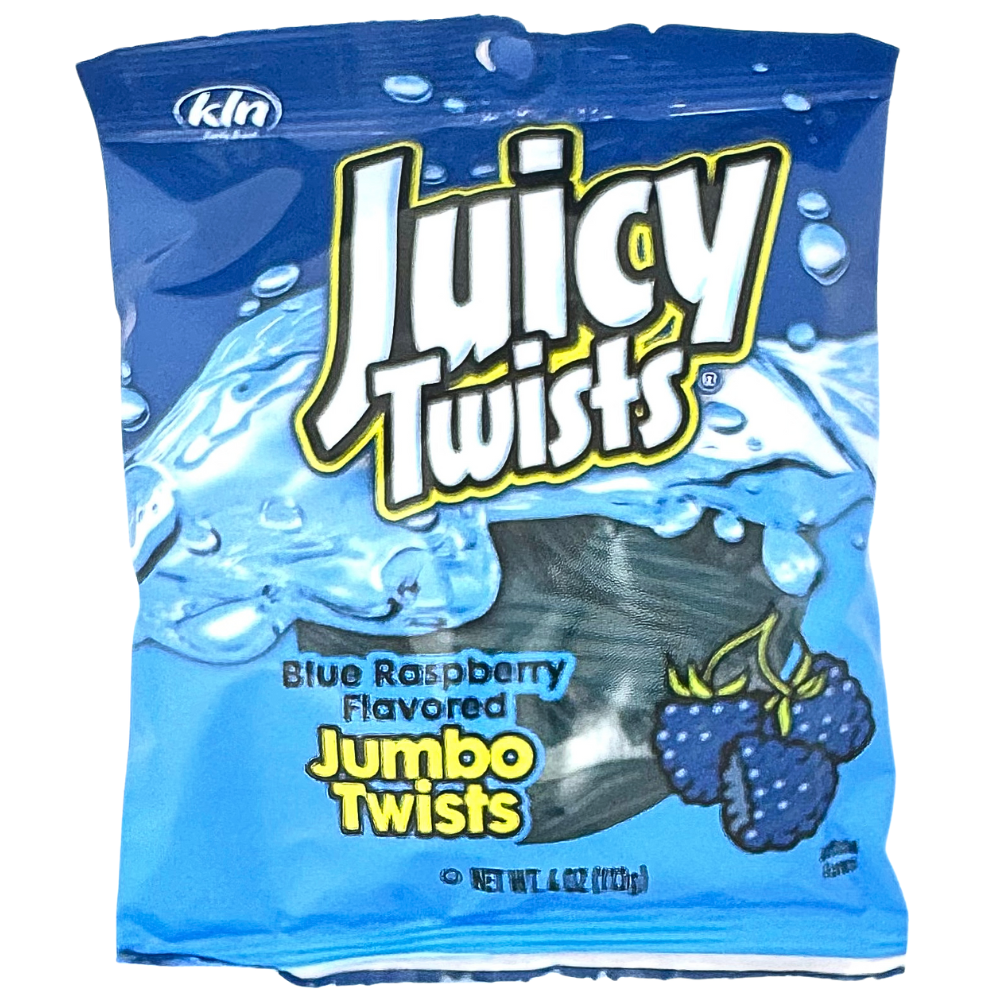 Juicy Twists Blue Raspberry - 4oz | Candy Funhouse – Candy Funhouse CA
