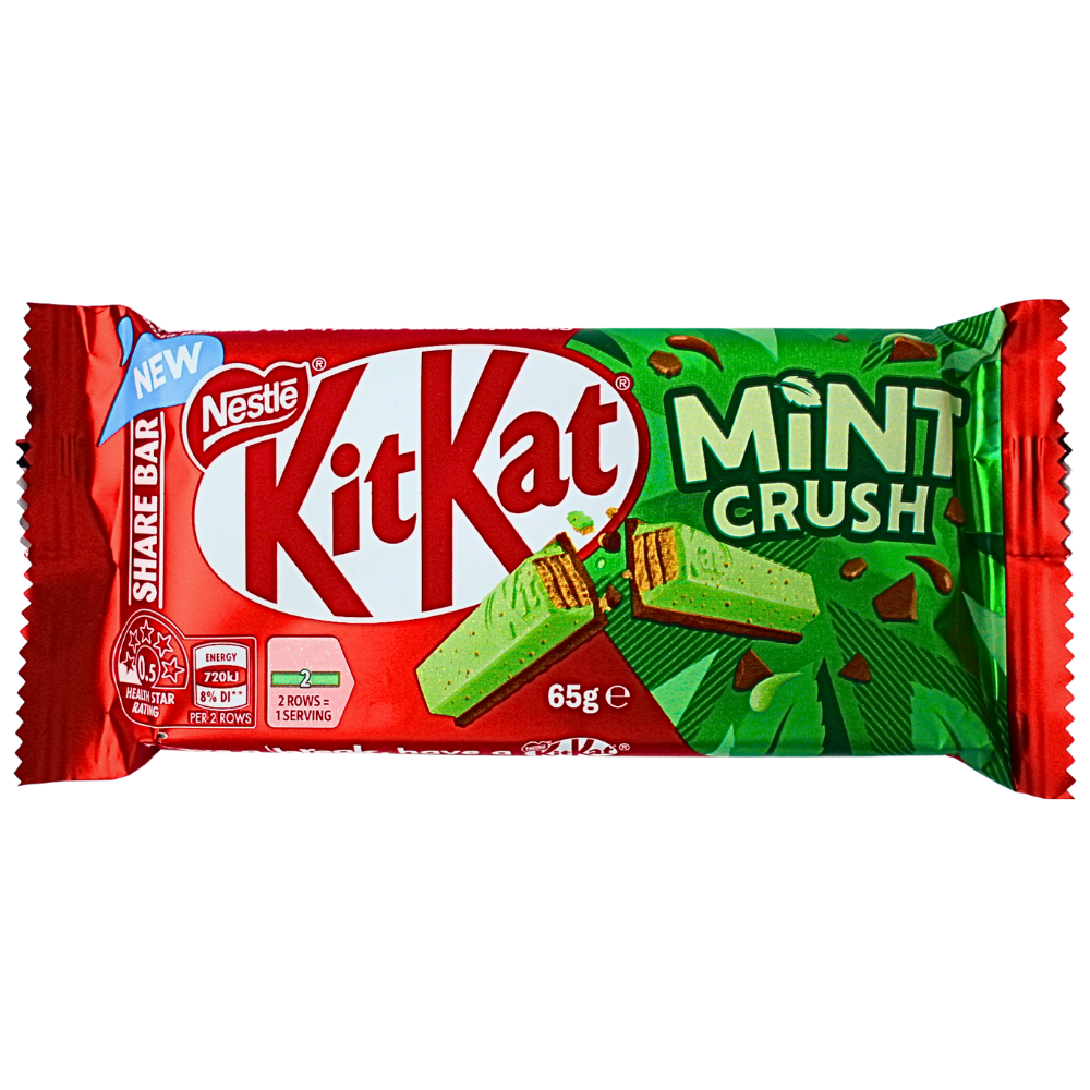 Kit Kat Mint Crush Sharebar (Aus) - 65g | Candy Funhouse – Candy ...