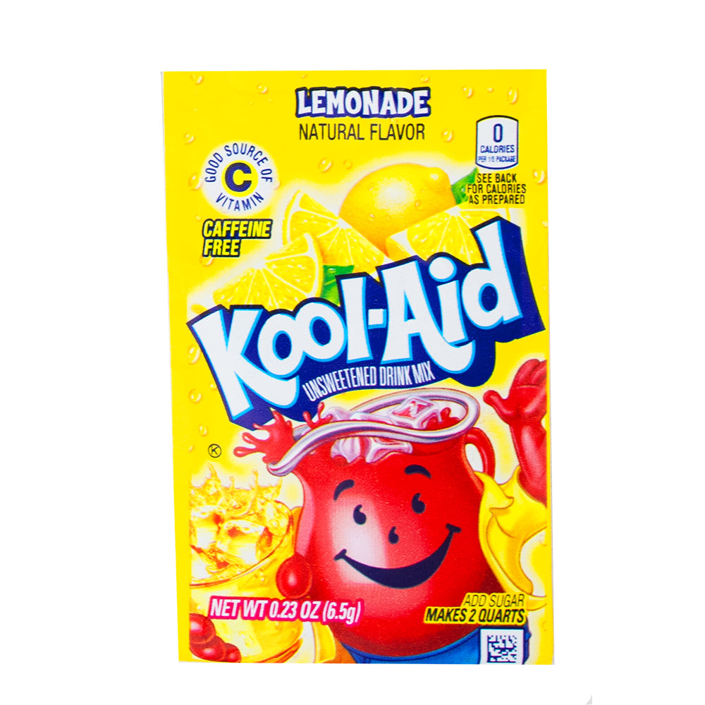 Kool-Aid Drink Mix Packet | Lemonade Flavour – Candy Funhouse CA