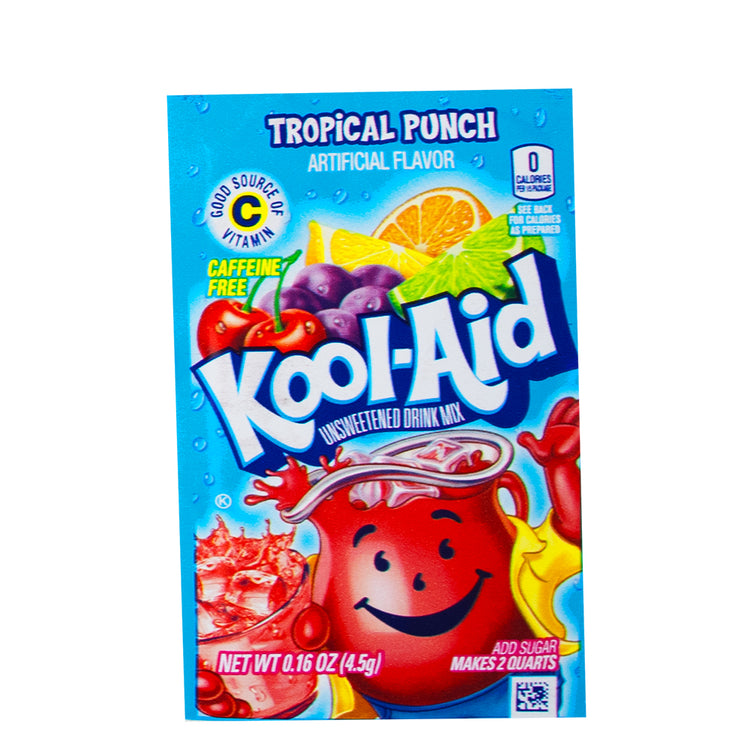 Kool-Aid Drink Mix Packet | Tropical Punch Flavour – Candy Funhouse CA