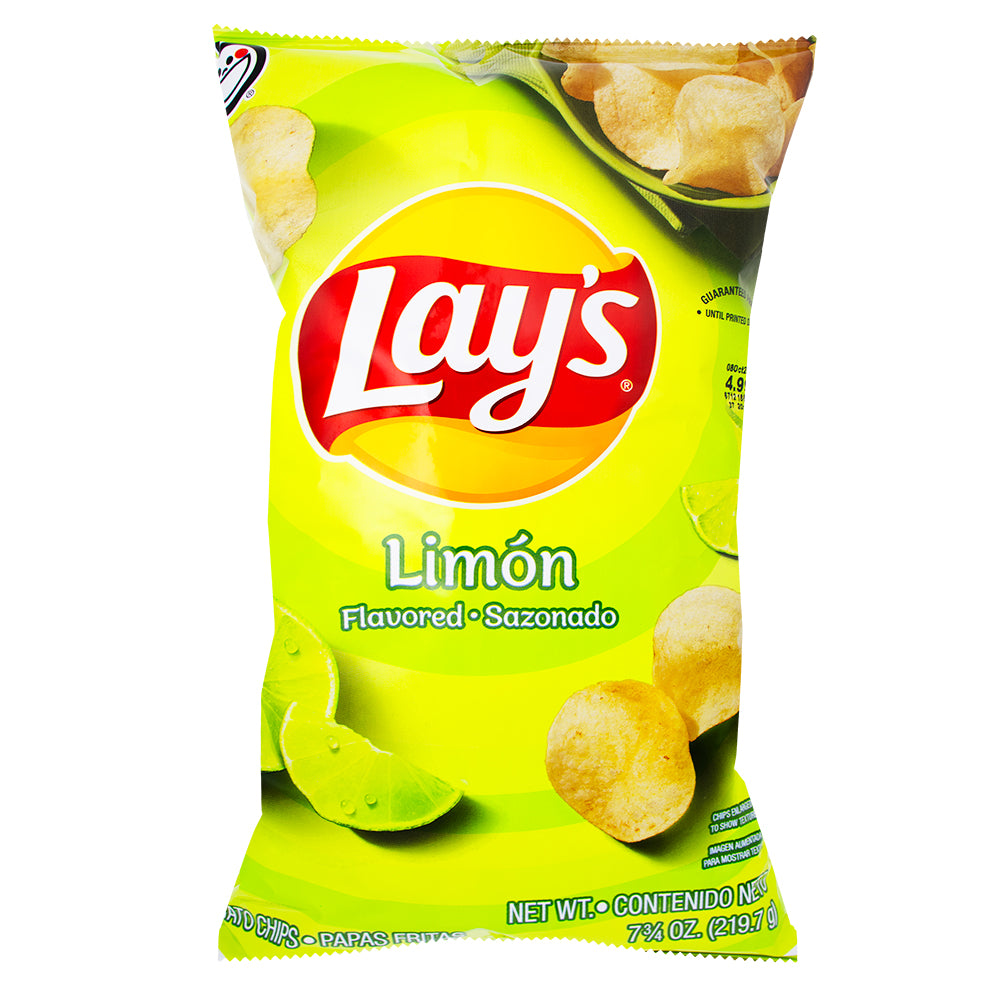 Lays Limón (Lime) Chips - 63.7g | Candy Funhouse – Candy Funhouse CA