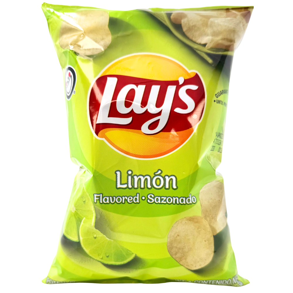 Lays Limón (Lime) Chips - 63.7g | Candy Funhouse – Candy Funhouse CA