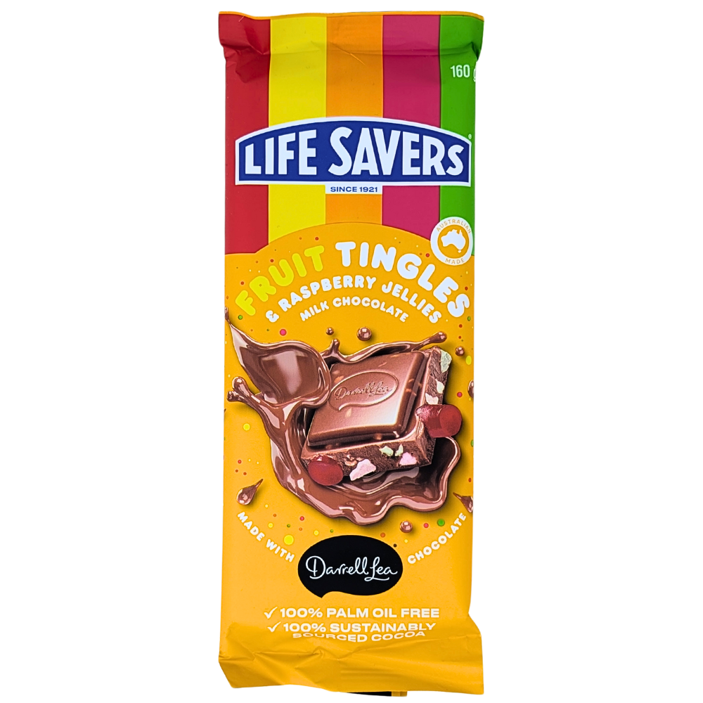Lifesavers Fruit Tingles Raspberry Jellies Chocolate | Candy Funhouse ...