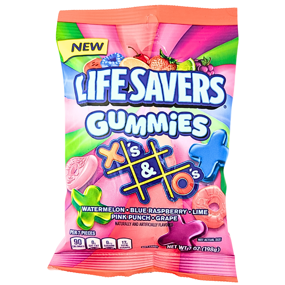 Lifesavers Gummies X's & O's - 7oz | Candy Funhouse – Candy Funhouse CA