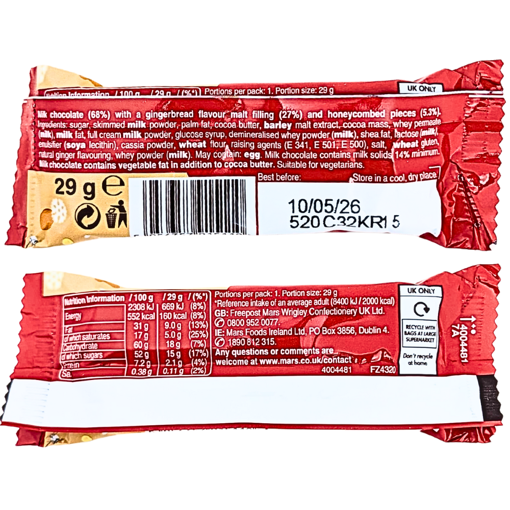 Maltesers Gingerbread Reindeer (UK) - 29g | Candy Funhouse – Candy ...