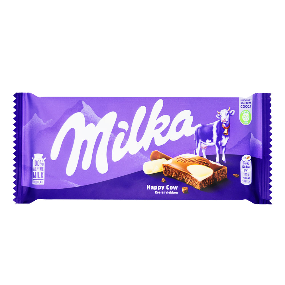 Milka Happy Cow Chocolate Bars | Milk & White Chocolate | Candy ...