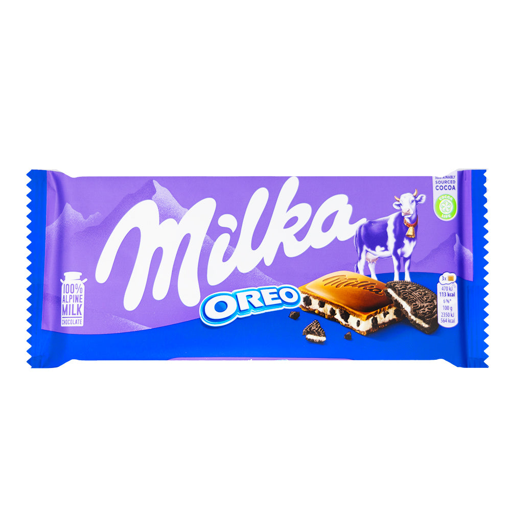 Milka Oreo Chocolate Bars Made with Alpine Milk – Candy Funhouse CA