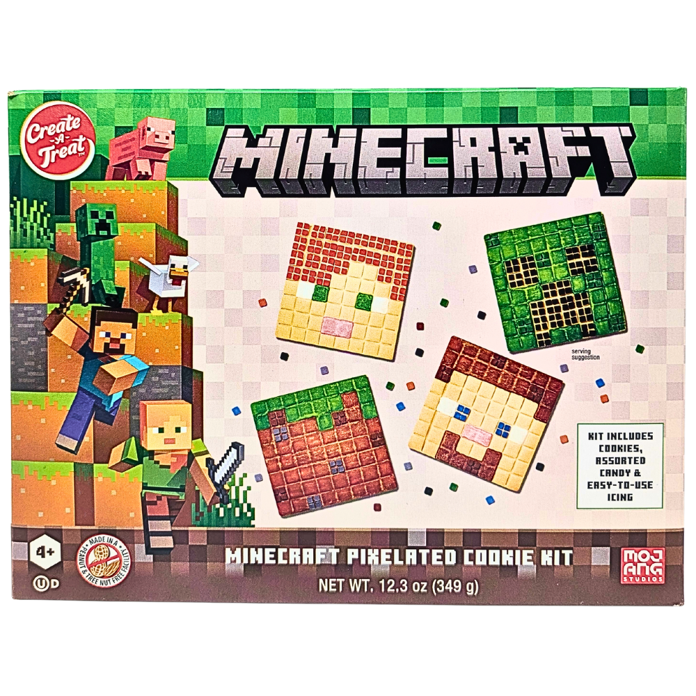 Minecraft Pixilated Cookie Kit - 12.3oz | Candy Funhouse – Candy ...