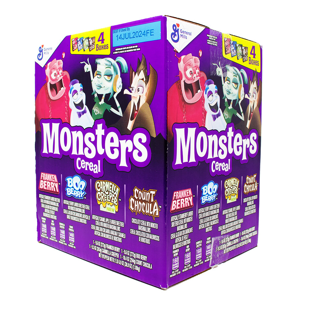 Halloween 4-Pack Monster Cereals | Candy Funhouse – Candy Funhouse CA