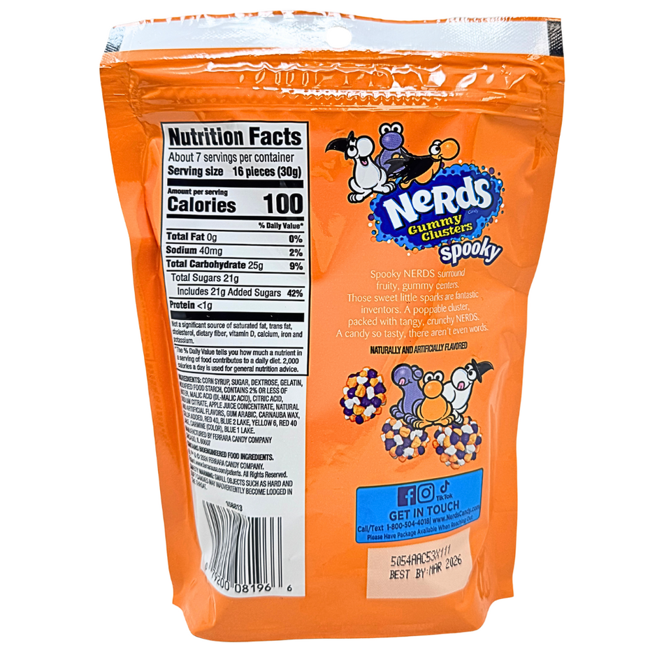 Nerds Spooky Gummy Clusters - 8oz | Candy Funhouse – Candy Funhouse CA