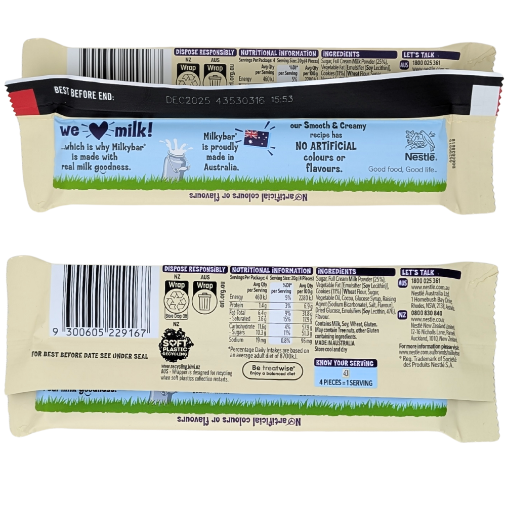 Nestle Milkybar Cookies (Australia) - 80g | Candy Funhouse – Candy ...