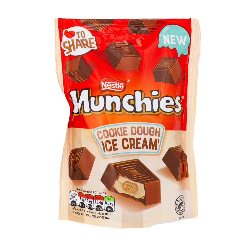 Nestle Munchies Cookie Dough Ice Cream (UK) - 97g | Candy Funhouse ...