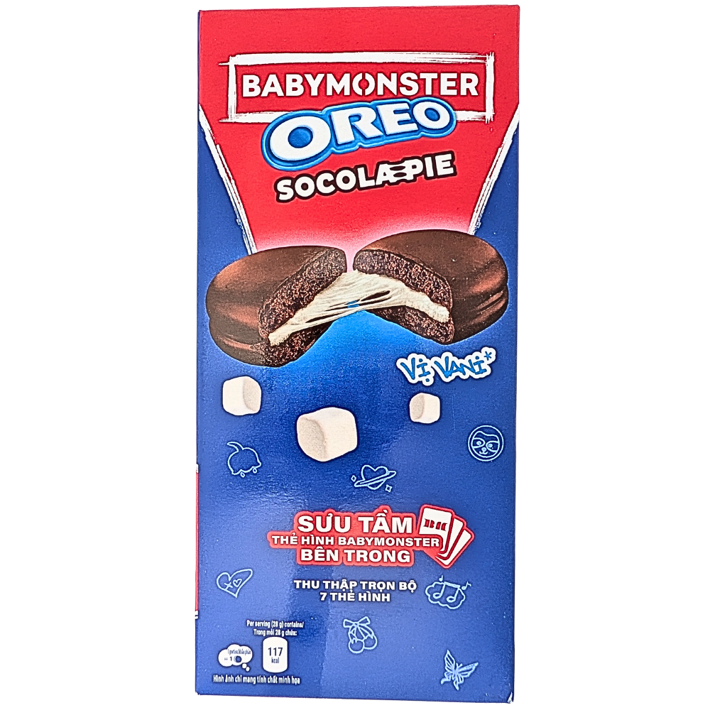 Oreo Baby Monster Socola-Pie Vanilla (Vietnam) - 168g | Candy Funhouse ...