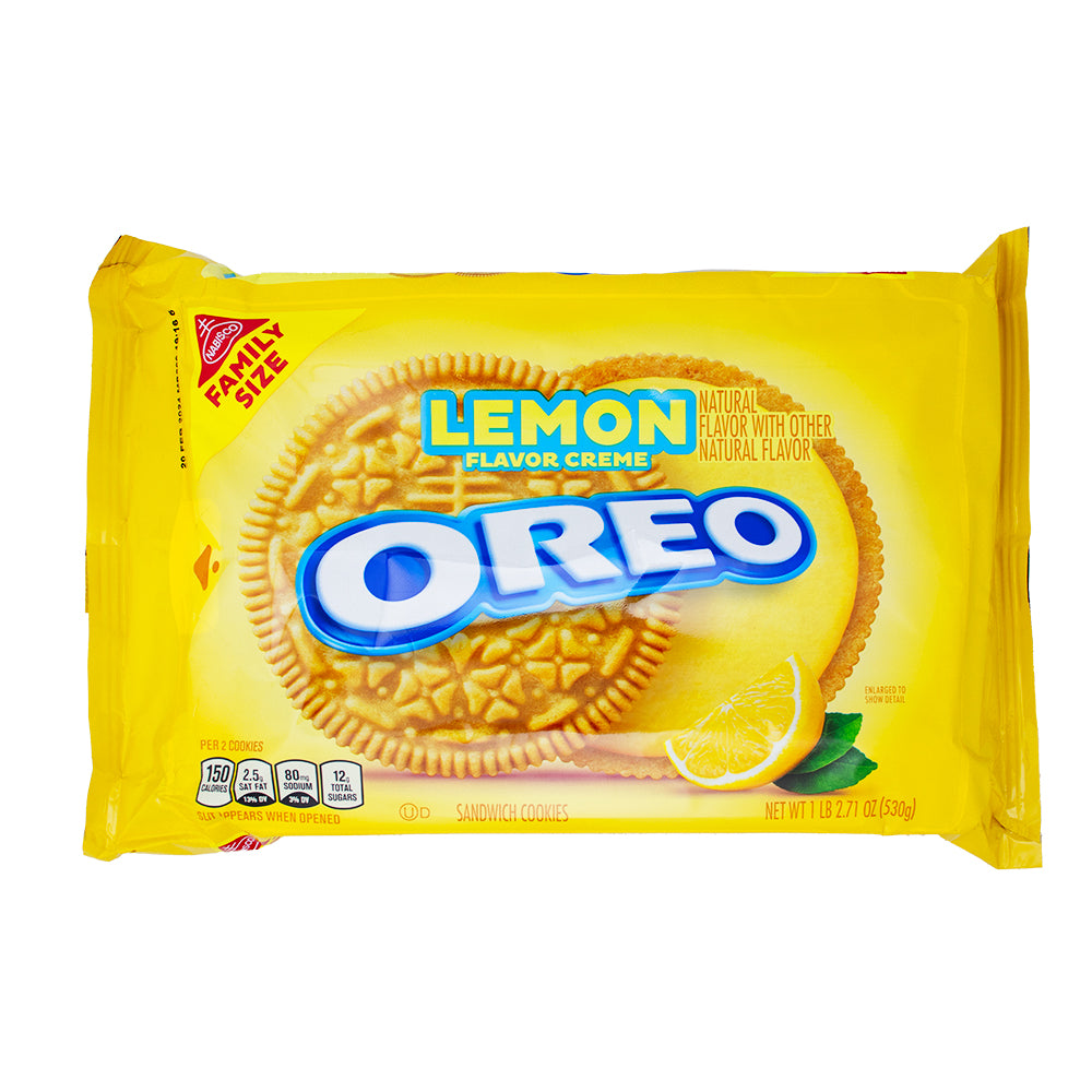 Oreo Lemon Family Size | Nabisco Cookies – Candy Funhouse CA