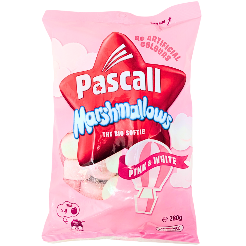Pascall Marshmallows Vanilla And Raspberry (Australia) | Candy Funhouse ...