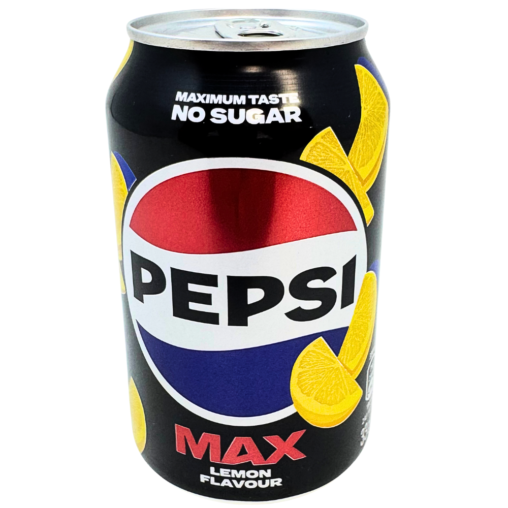 Pepsi MAX Lemon No Sugar - 330mL | Candy Funhouse – Candy Funhouse CA