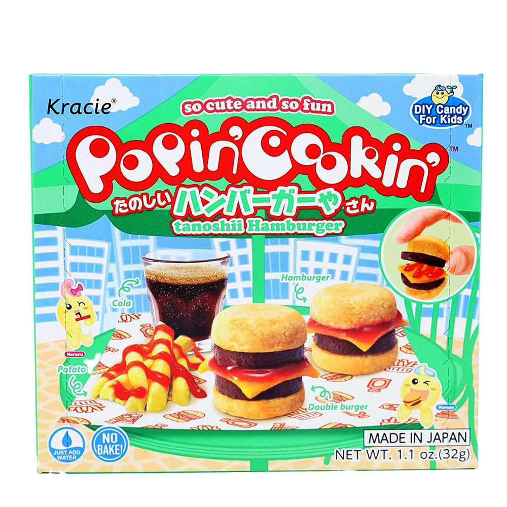 Japanese Kracie Popin' Cookin' DIY Kit - Hamburger | Candy Funhouse ...