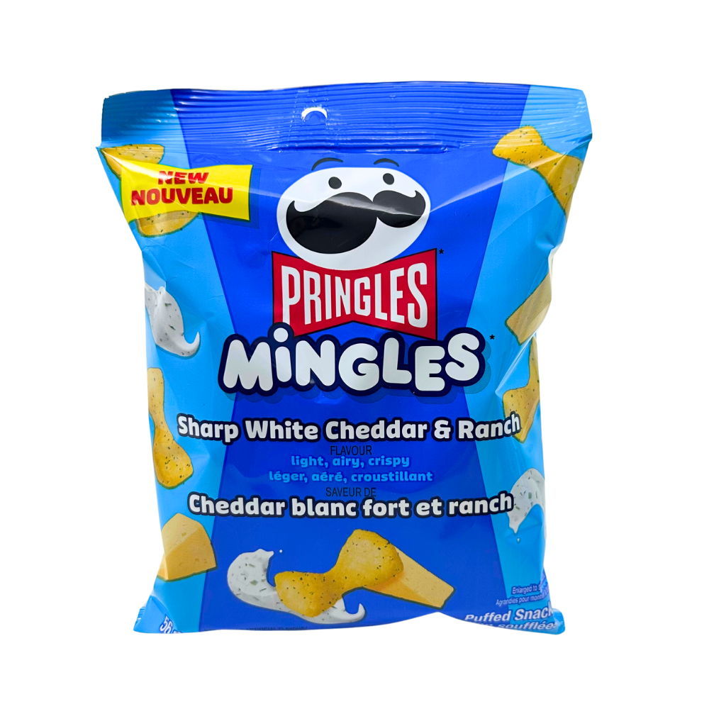 Pringles Mingles Sharp White Cheddar & Ranch - 56g | Candy Funhouse ...