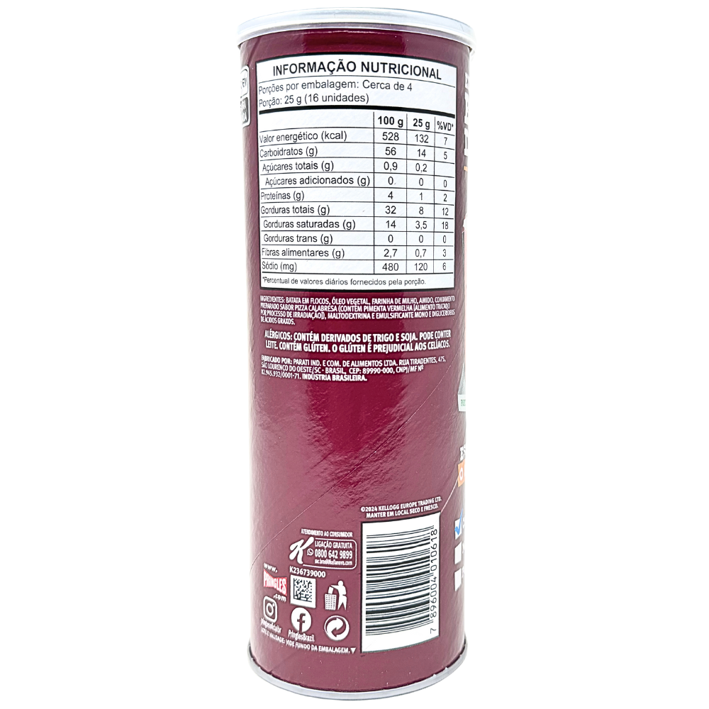Pringles Pizza Calabresa (Brazil) - 105g | Candy Funhouse – Candy Funhouse CA