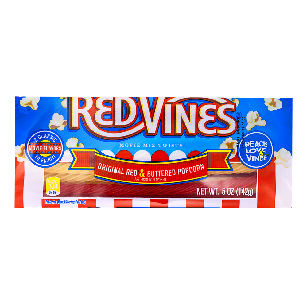 Red Vines Buttered Popcorn & Original Red Twists - 5oz – Candy Funhouse CA