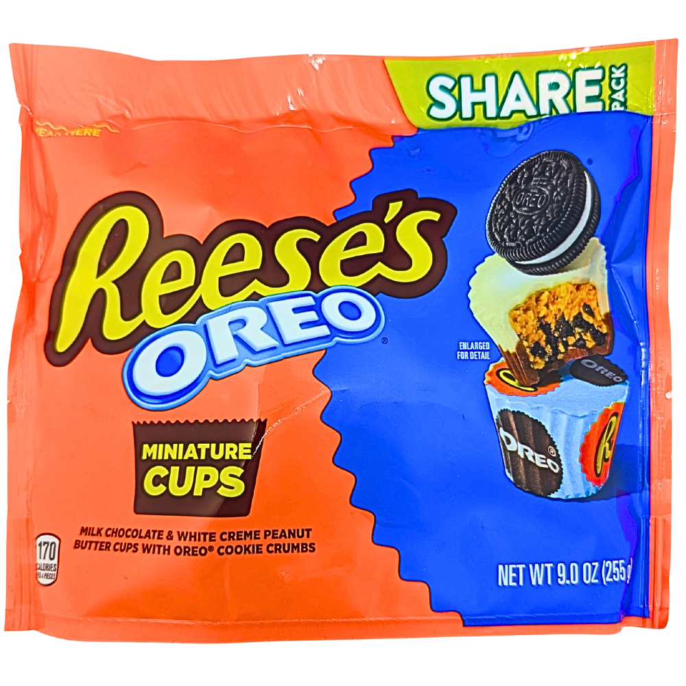 Reese's Oreo Miniature Peanut Butter Cups - 9oz | Candy Funhouse – Candy Funhouse CA