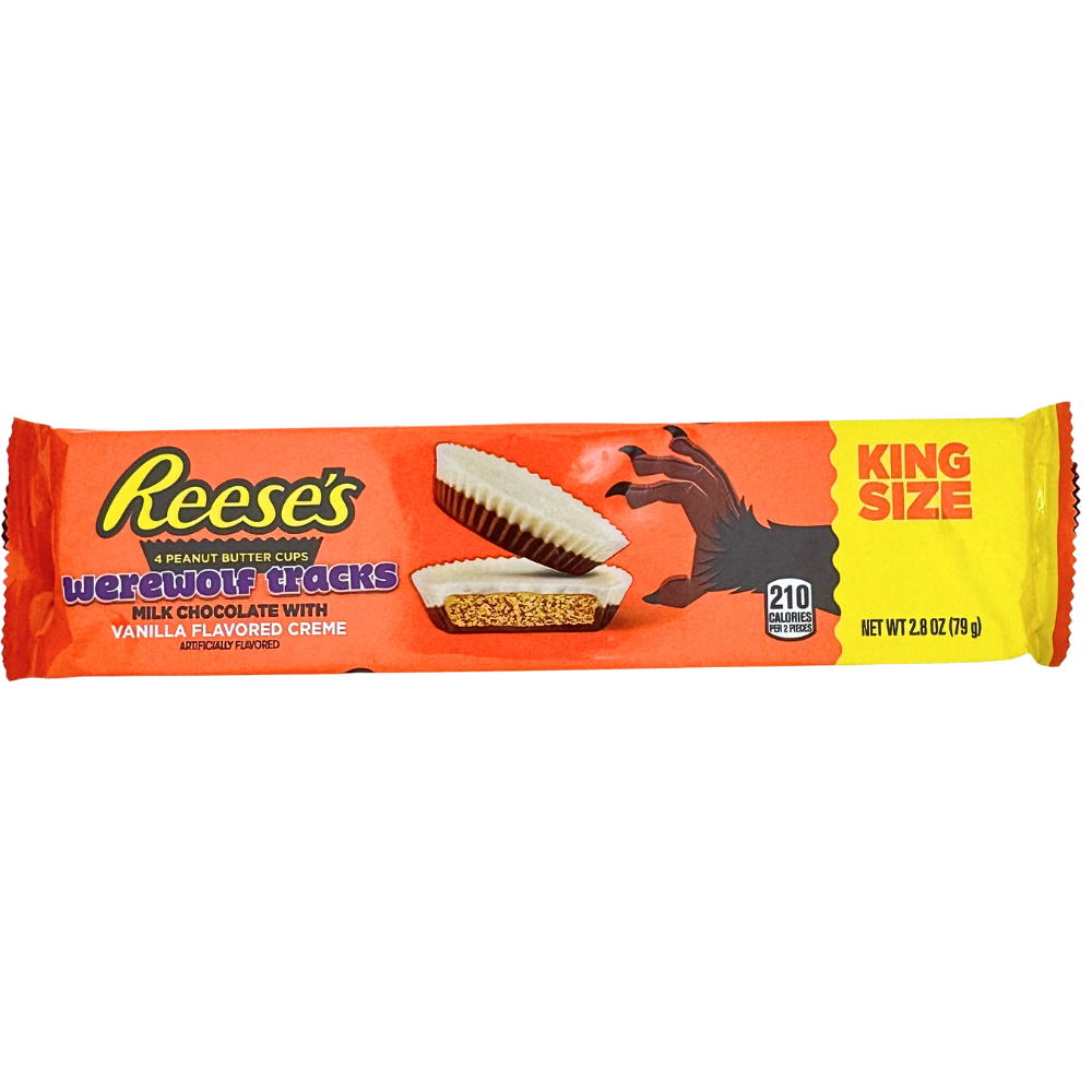 Reese's Werewolf Tracks Peanut Butter Cups King Size | Candy Funhouse ...