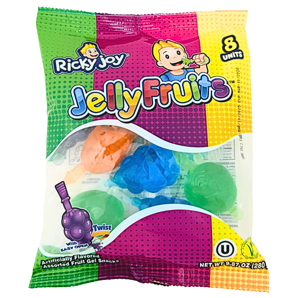 Ricky Joy Jelly Fruits - 9.87oz | Candy Funhouse – Candy Funhouse CA