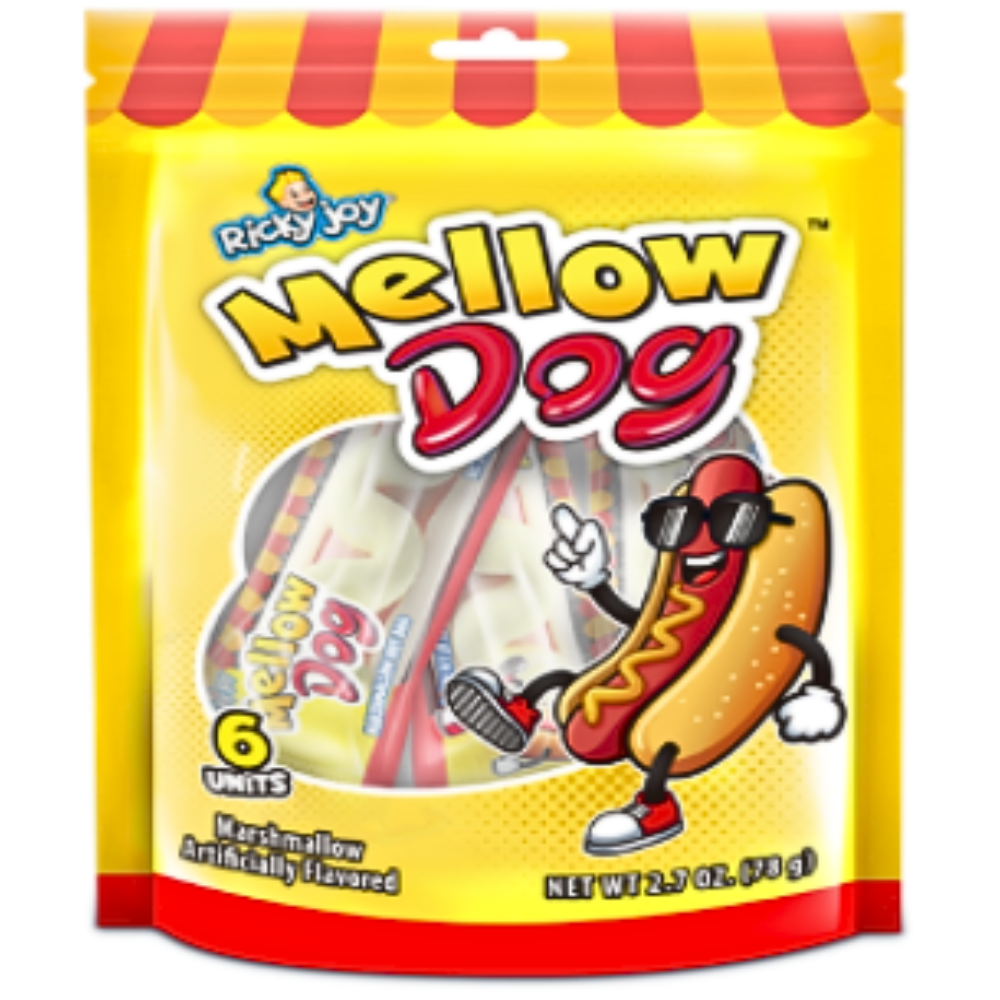 Ricky Joy Mellow Dog Marshmallow - 2.76oz | Candy Funhouse – Candy ...