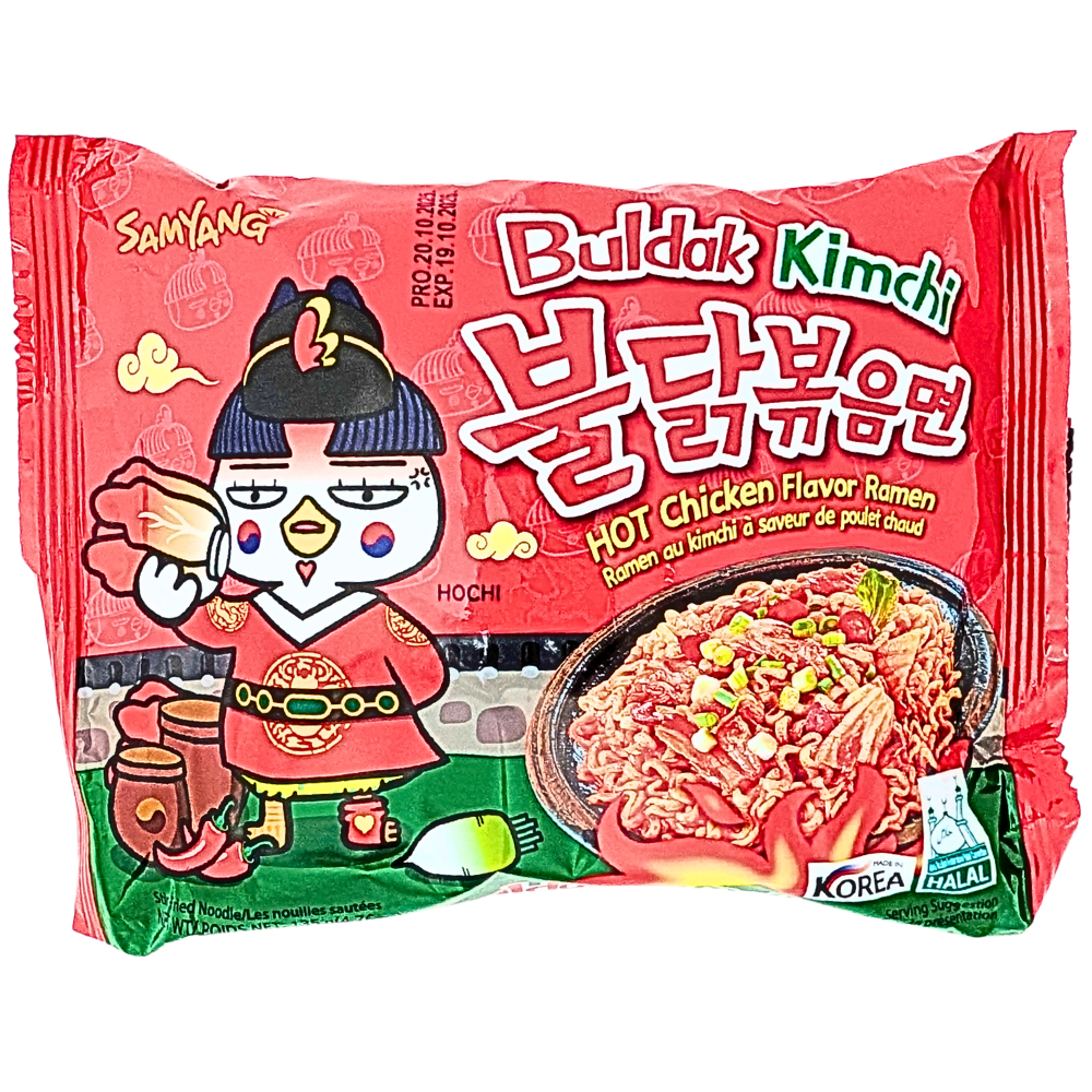 Samyang Kimchi Hot Chicken Buldak Ramen (Korea) 135g | Candy Funhouse ...