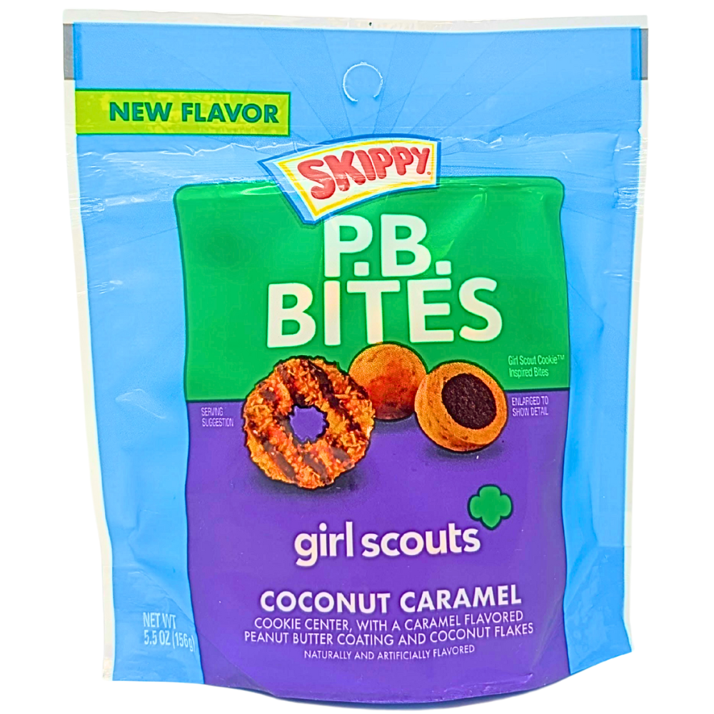 Skippy Girl Scouts Coconut Caramel P.B. Bites - 5.5oz | Candy Funhouse ...
