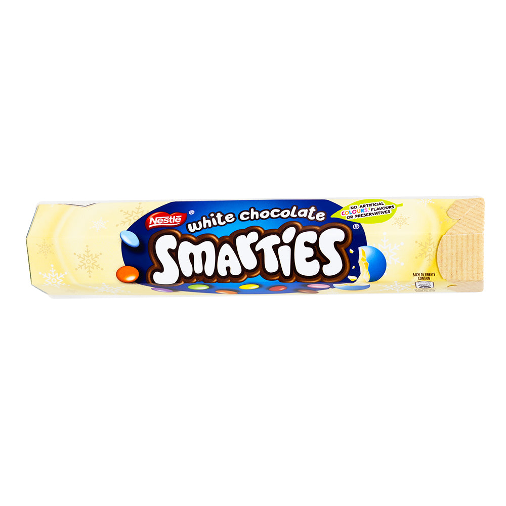 Smarties White Chocolate Giant Tube (UK) - 120g | Candy Funhouse ...