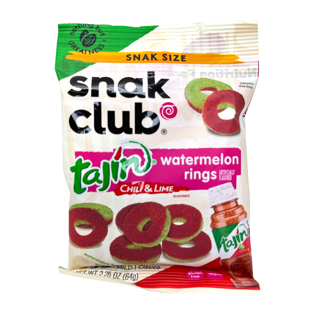 Snak Club Tajin Watermelon Rings - 2.25oz | Candy Funhouse – Candy ...