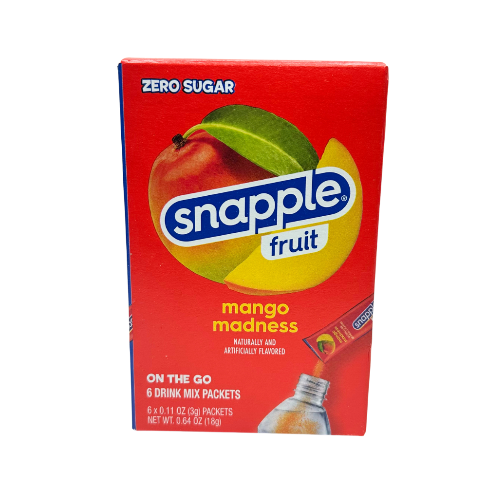 Snapple Singles To Go Zero Sugar Mango Madness | Candy Funhouse – Candy ...