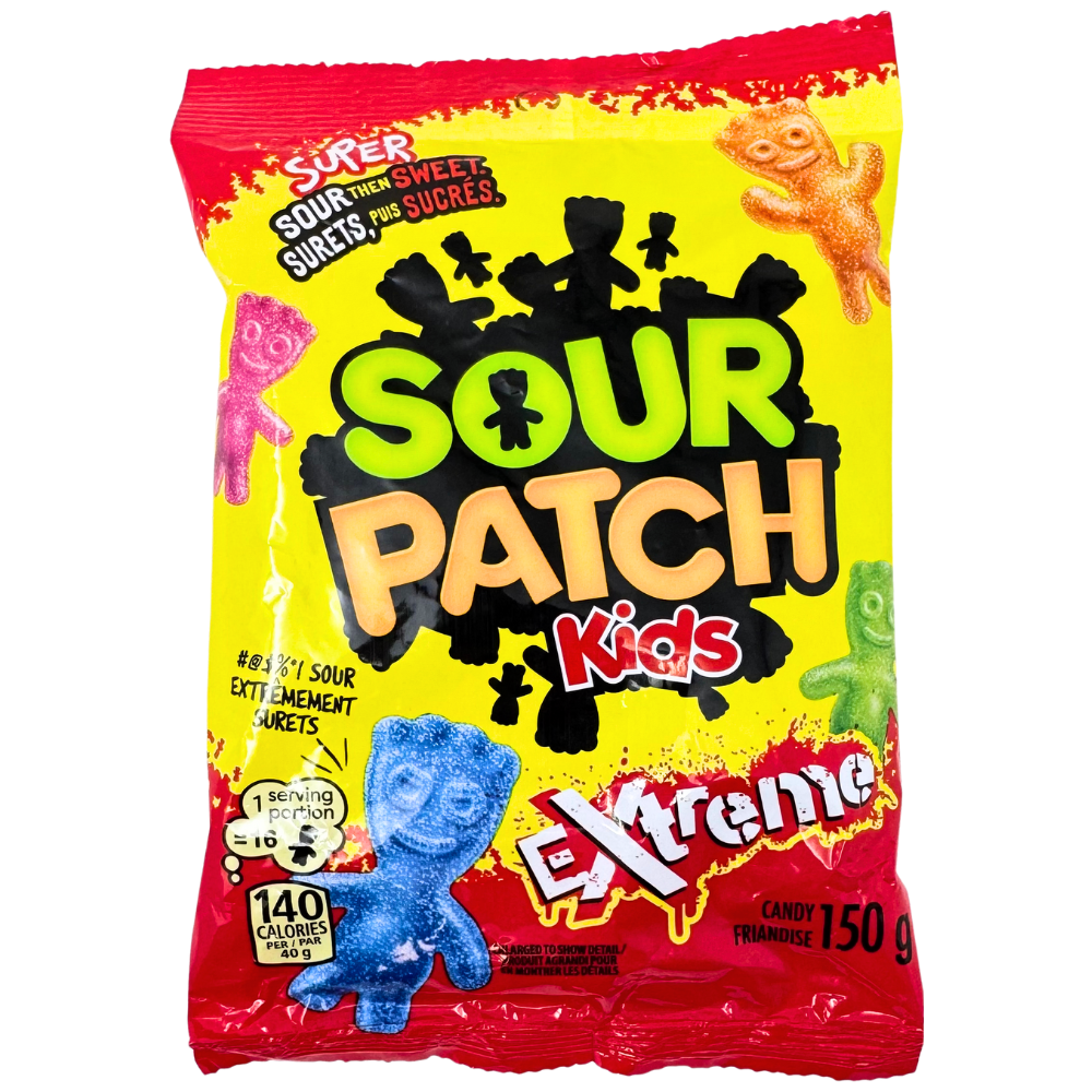 Sour Patch Kids Extreme - 150g | Candy Funhouse – Candy Funhouse CA