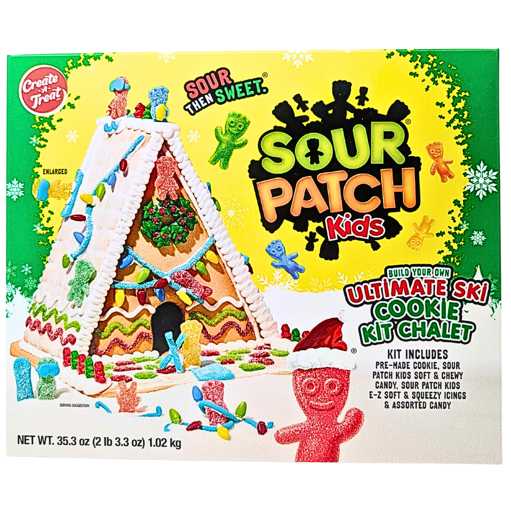 Sour Patch Kids Ultimate Ski Cookie Kit Chalet-35.3oz | Candy Funhouse ...