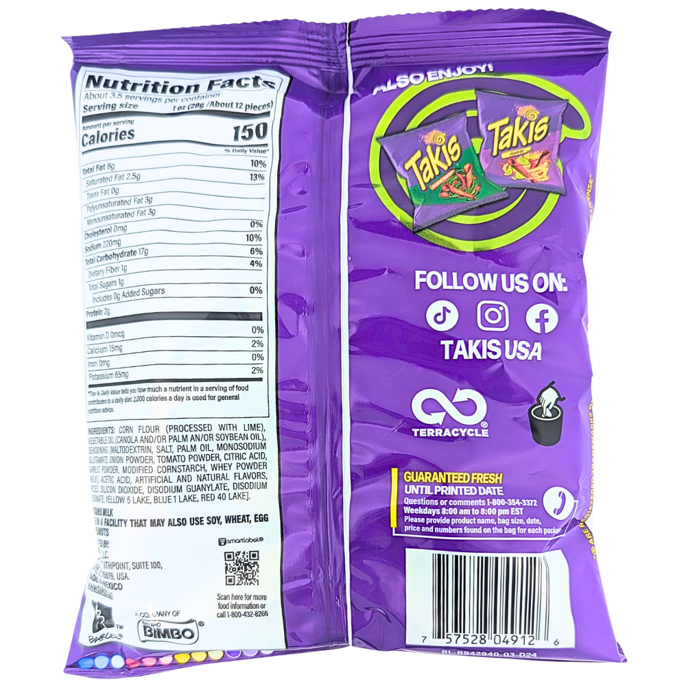 Takis Guacamole - 3.25oz | Candy Funhouse – Candy Funhouse CA