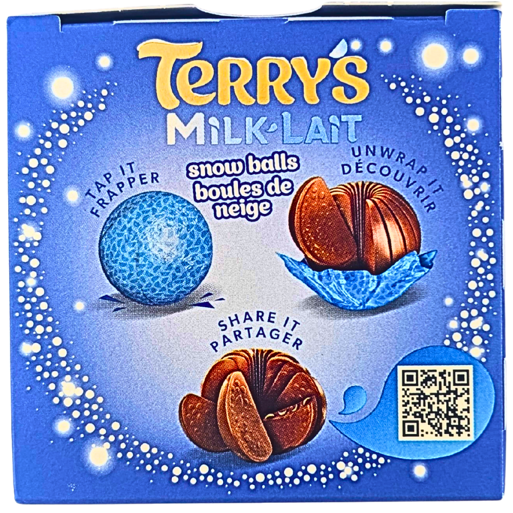 Terry's Milk Snow Balls - 145g | Candy Funhouse – Candy Funhouse CA