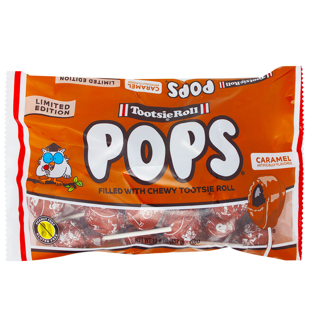 Tootsie Pops Caramel Limited Edition - 12.6oz | Candy Funhouse – Candy ...