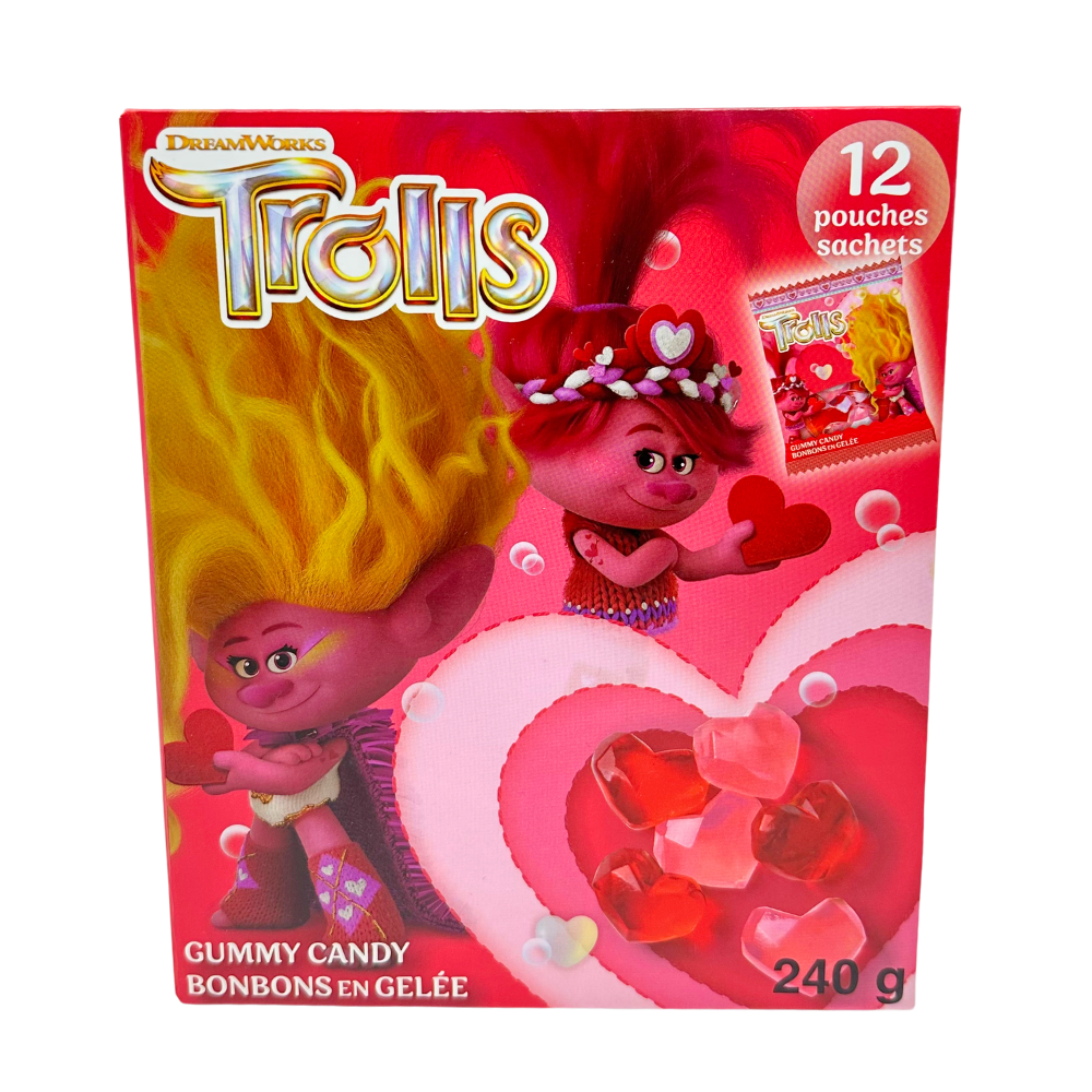 Trolls Diamond Heart Gummies - 240g | Candy Funhouse – Candy Funhouse CA