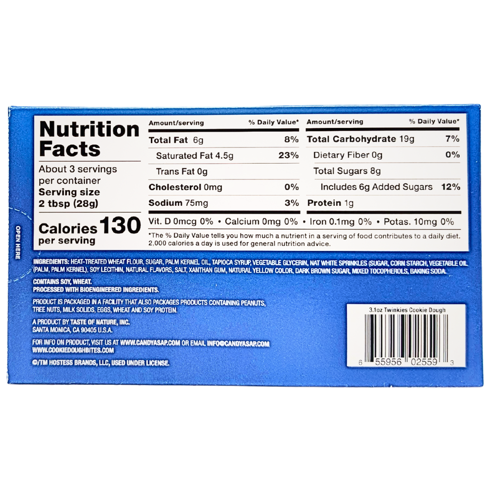 Twinkies Cookie Dough Bites Theater Box - 3.1oz | Candy Funhouse ...