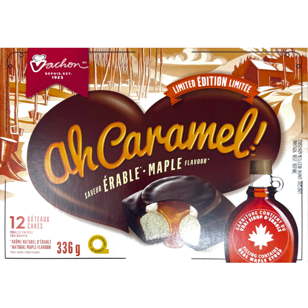 Vachon Ah Caramel Maple Cakes - 336g | Candy Funhouse – Candy Funhouse CA