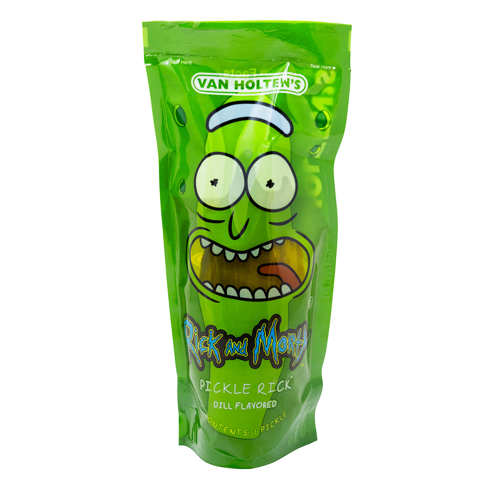 Van Holten's Rick and Morty Jumbo Pickle-9oz| Candy Funhouse – Candy ...