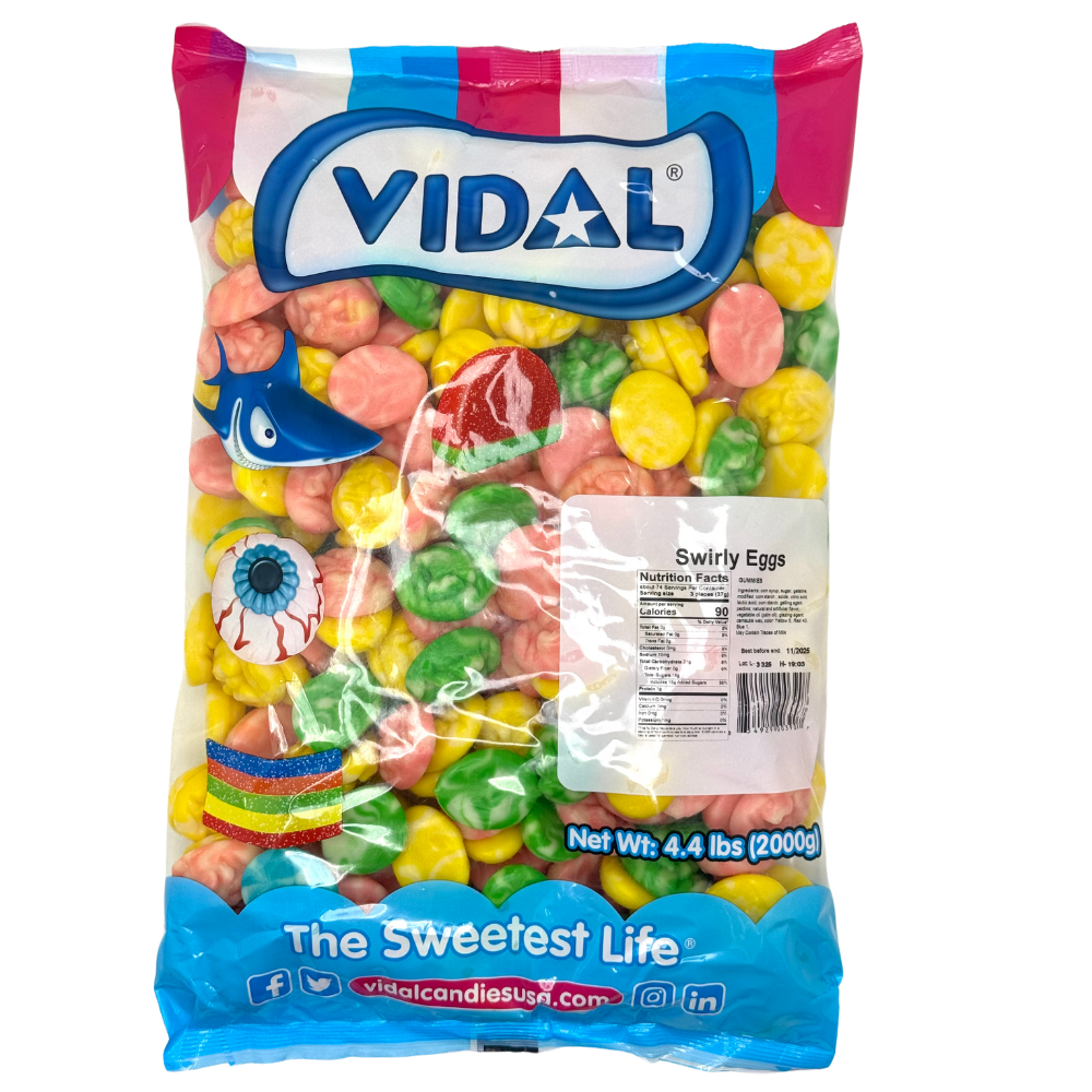 Vidal Easter Gummi Swirly Eggs - 4.4lb | Candy Funhouse – Candy Funhouse CA