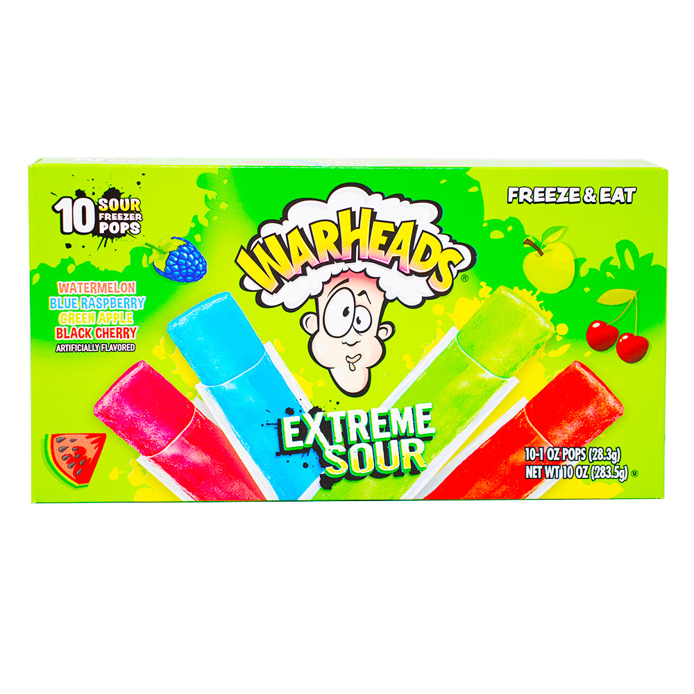 Warhead Freezer Pops 10 Pack - 10oz | Candy Funhouse – Candy Funhouse CA