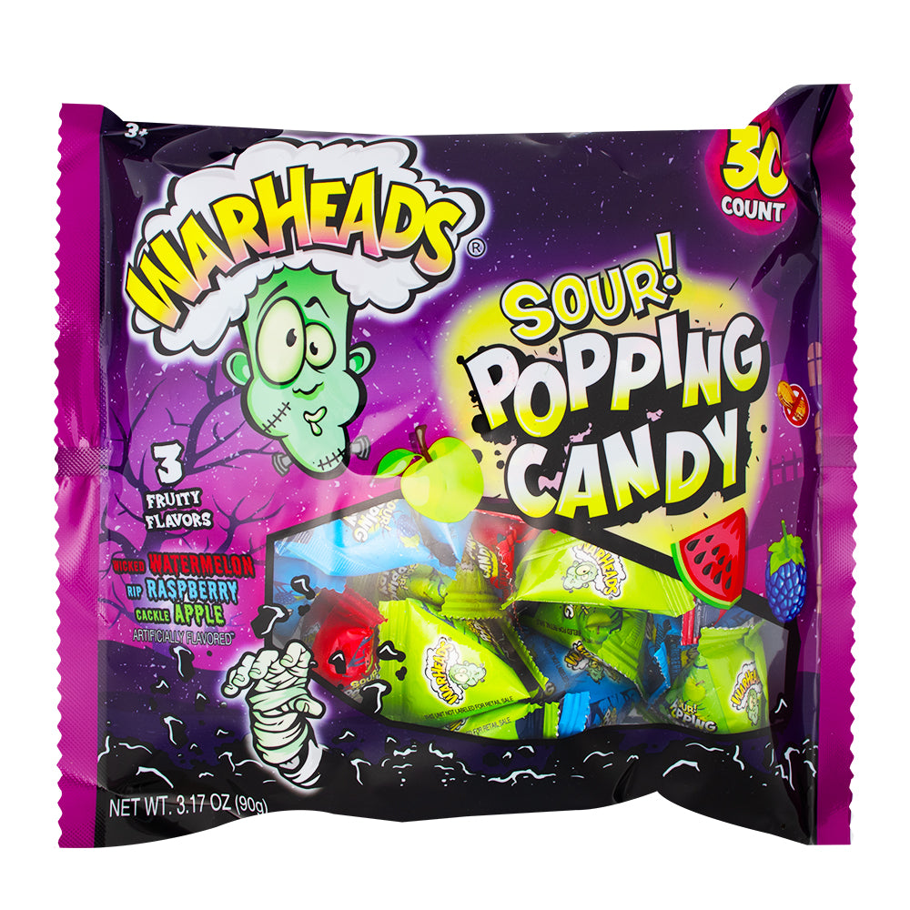 Warheads Sour Popping Candy - 30ct | Candy Funhouse – Candy Funhouse CA
