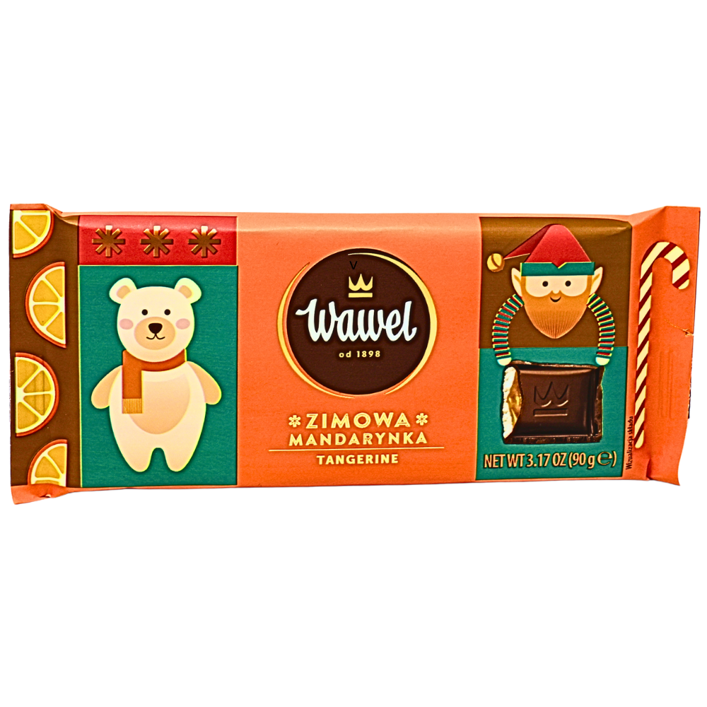 Wawel Tangerine Filled Chocolate (Poland) - 90g | Candy Funhouse ...