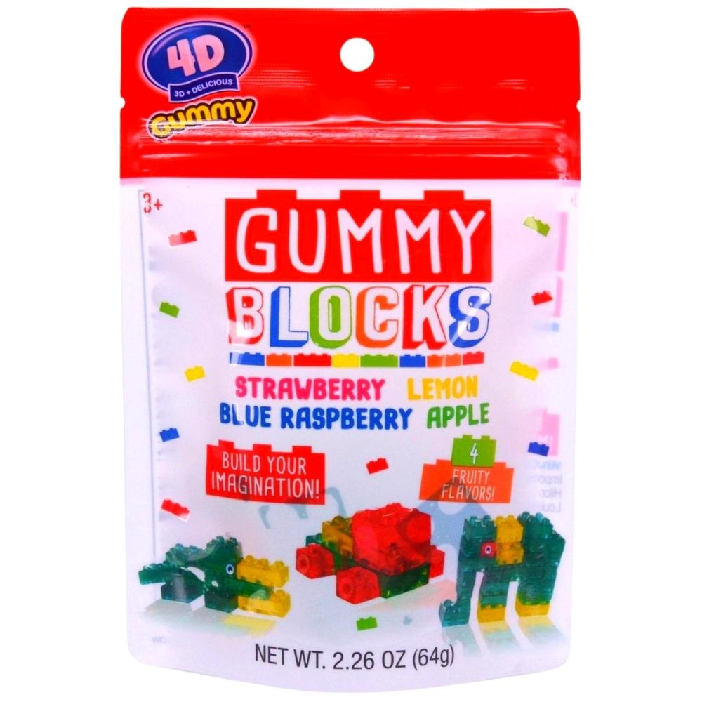 4-D Gummy Blocks - 2.26oz | Candy Funhouse – Candy Funhouse CA