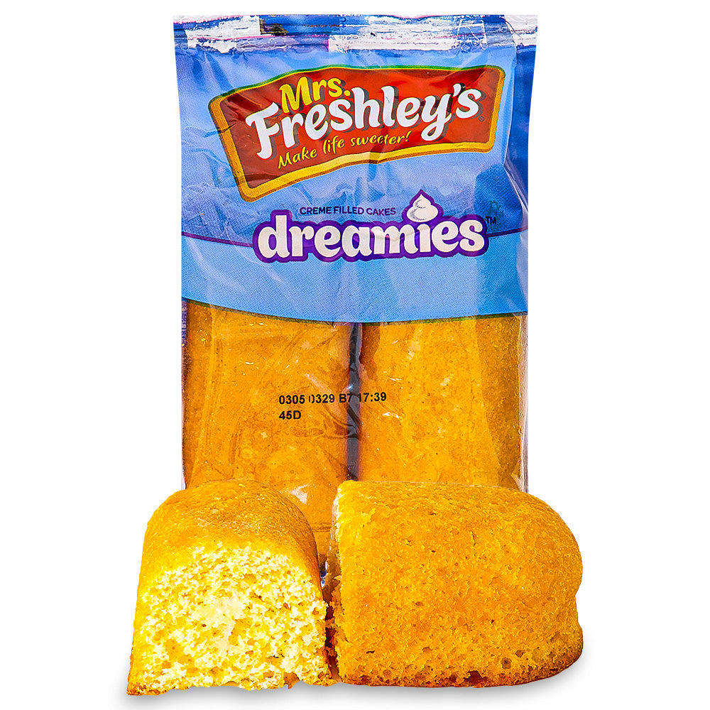 Mrs Freshley's Vanilla Dreamies Creme Filled Cakes-Twin Pack – Candy ...